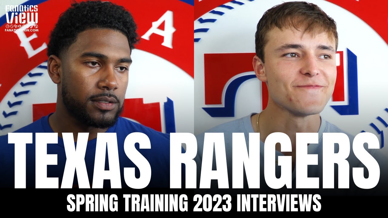 Jack Leiter & Kumar Rocker React to Making Texas Rangers Spring ...