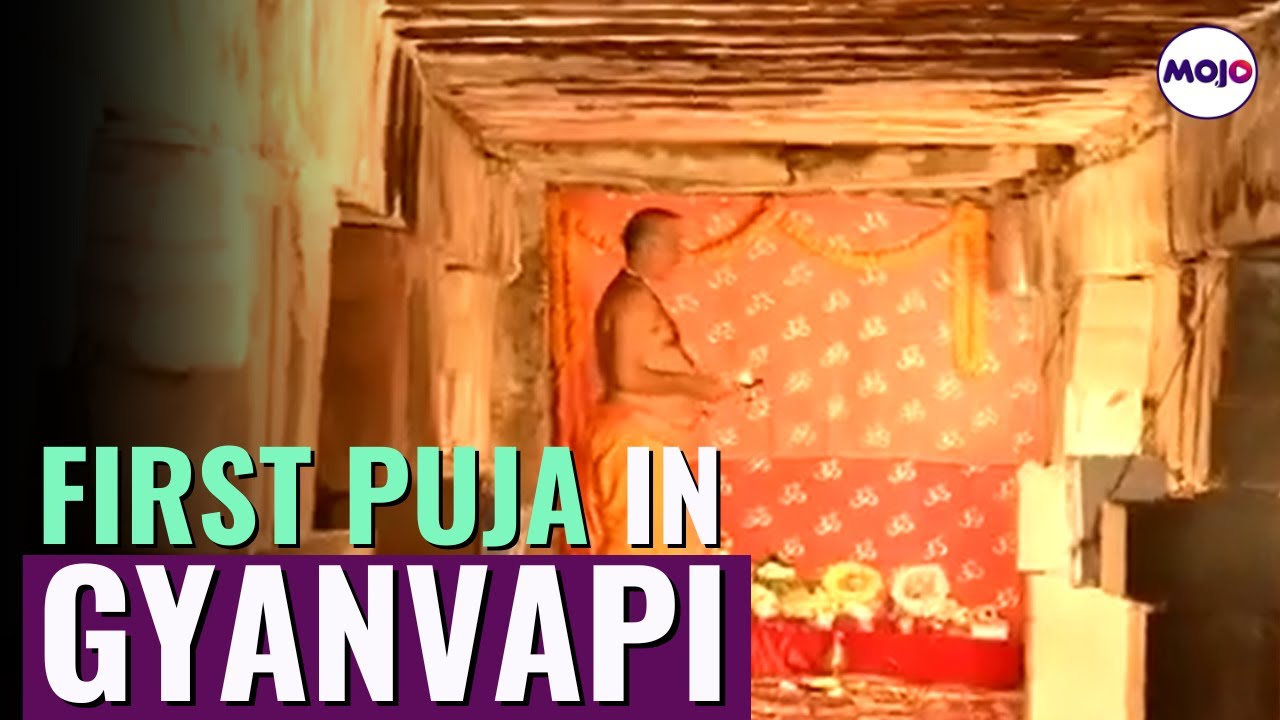 Gyanvapi I First images of Puja in Sealed Basement after Court Order I ...