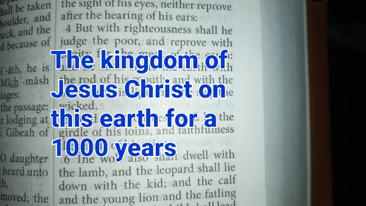 Jesus Christ the Messiah is going to rule & reign on this earth for ...