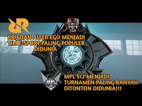 RRQ DAN ALTER EGO MENJADI TIM E-SPORT PALING POPULER DIDUNIA !!!! - YouTube