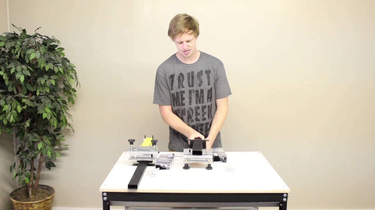 How to: Assemble The Premium 1x1 Screen Printing Press - YouTube