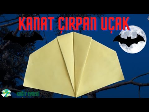 Kanat Çırpan Kağıt Uçak Nasıl Yapılır? / Kağıttan Uçak Yapım Enleri