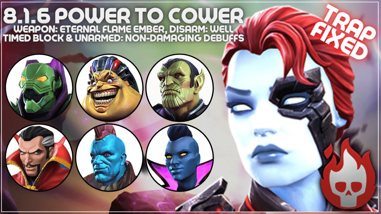 MCOC Act 8.1.6 - Power to Cover, Weapon: Eternal Flame Ember - Scytalis ...