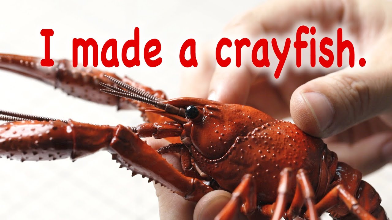 I made a crayfish model. - YouTube