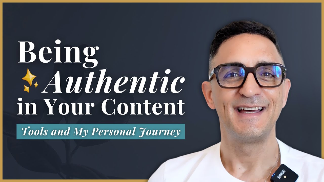 Being Real and Authentic when Recording Video! - YouTube