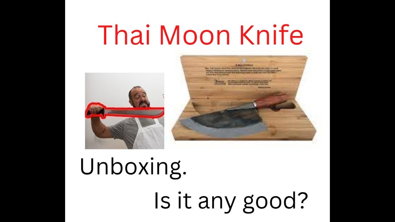 Thai Moon Knife, First Look #thaifood #knife - YouTube