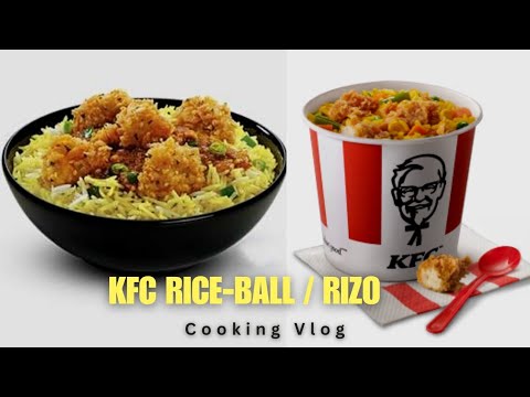 EASY KFC RICE-BALL /RIZO🍗🍛 | Cooking Vlog 🫕 | #cooking #vlog #ricebowl ...