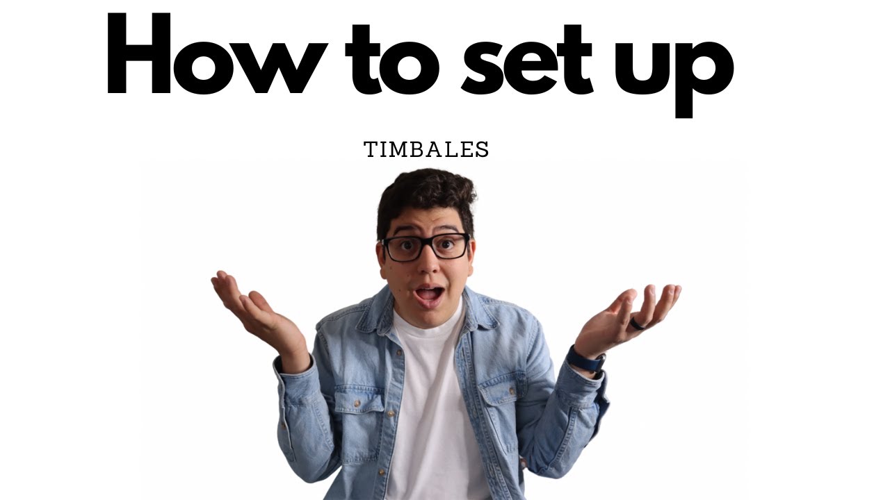 How to set up timbales tutorial!! - YouTube