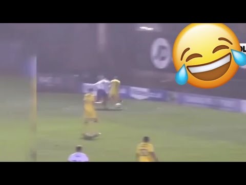 The most glorious shoulder tackle in football history 😂😂 - YouTube