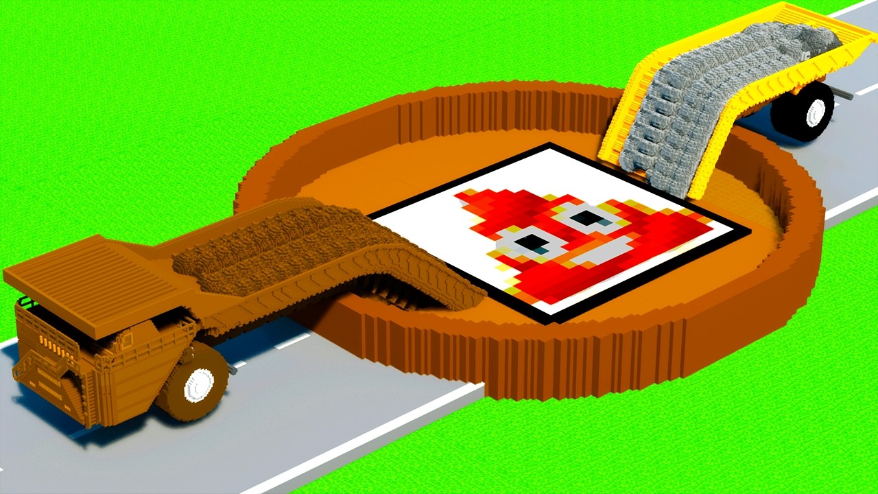LONG CARS vs POOP PORTAL in Teardown #2 - YouTube
