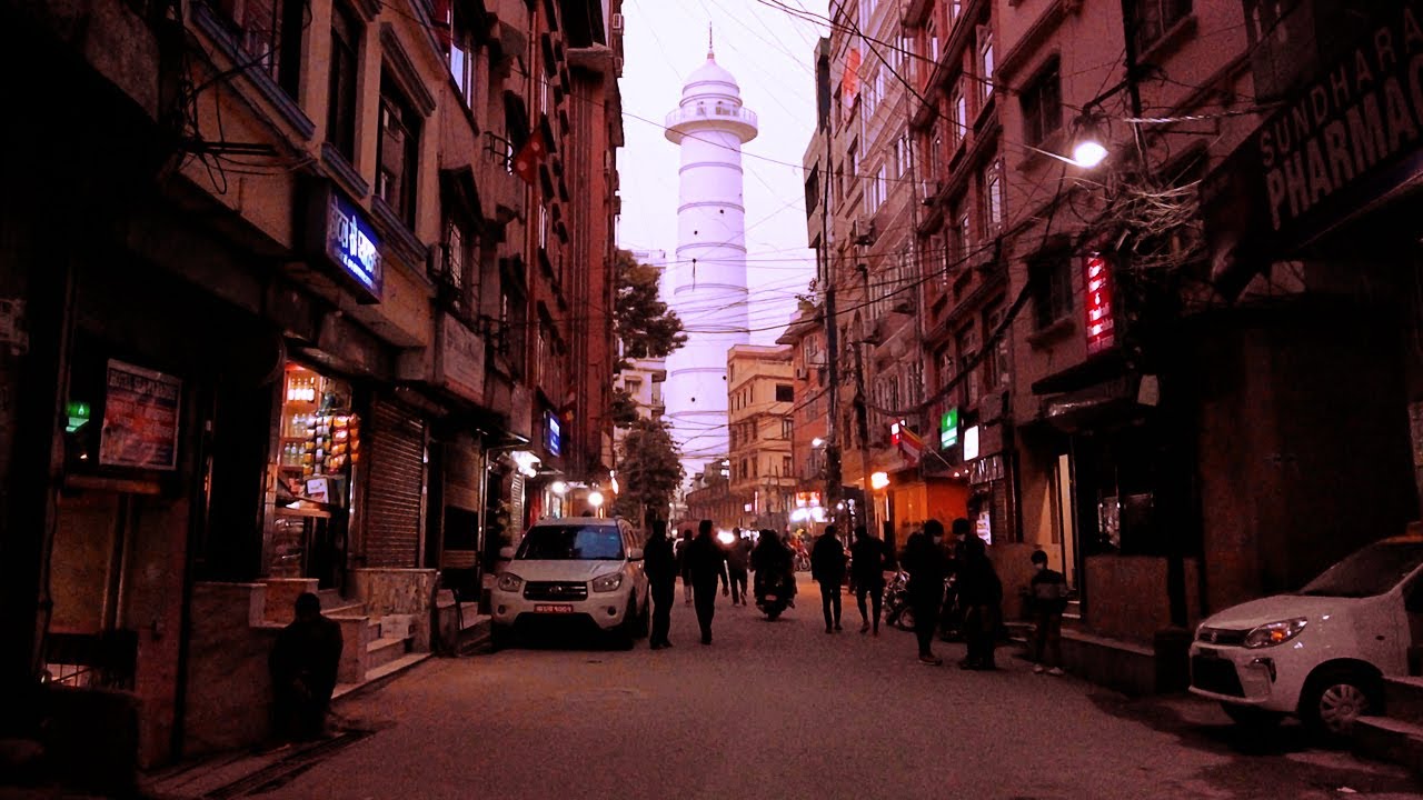 Dharahara Tower, Sundhara | Sunset in Kathmandu City | Travel Nepal 4K ...