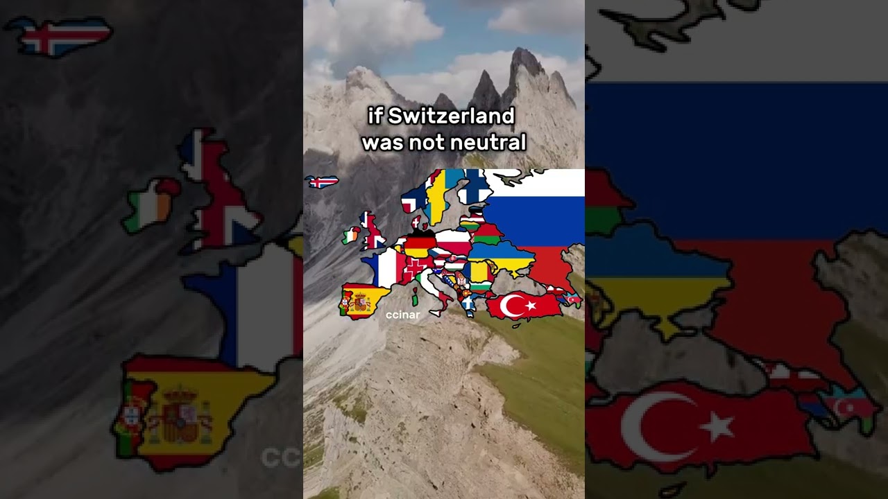 if Switzerland was not neutral #shorts #geography #history #europe ...