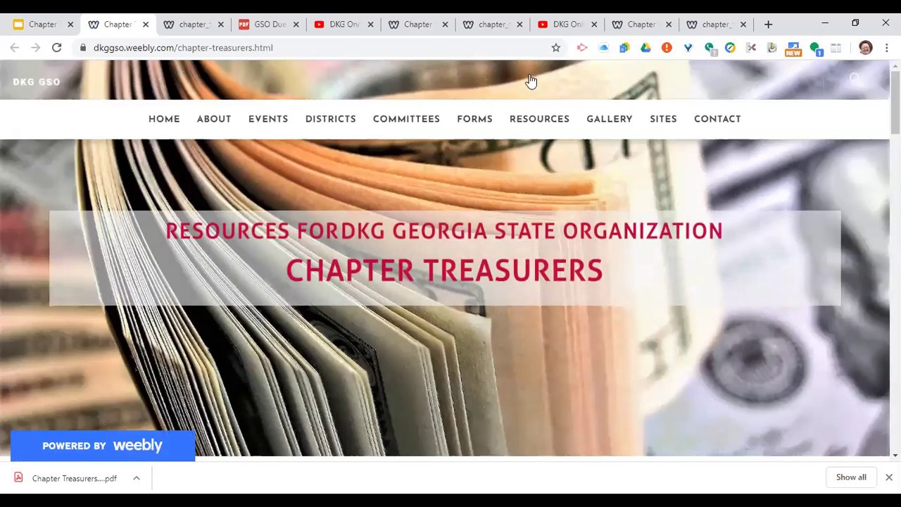 Chapter Treasurers Responsibilities and Resources - YouTube