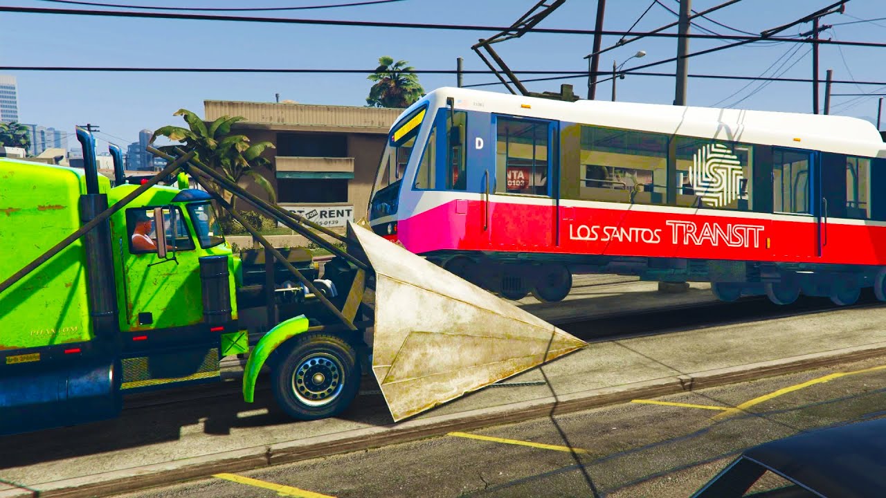 GTA 5: Can You Stop The Tram? - YouTube