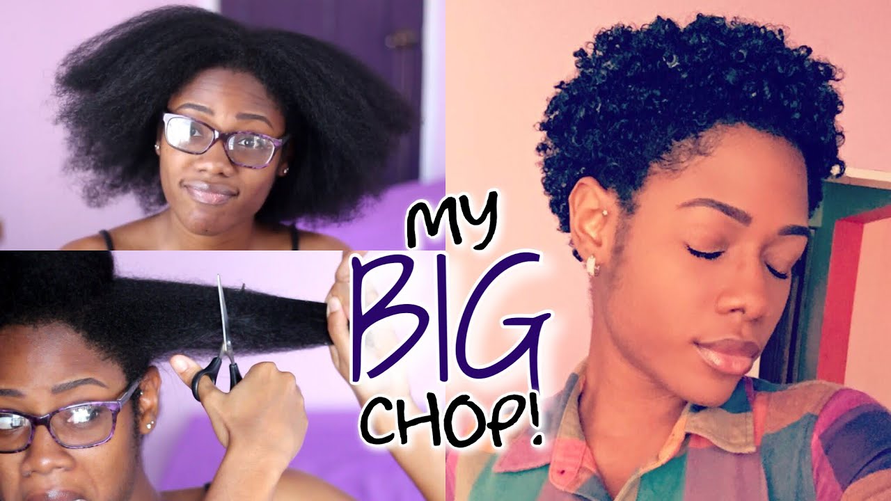 My Big Chop! // New Hair Journey 💆🏽‍♀️💇🏾‍♀️ - YouTube