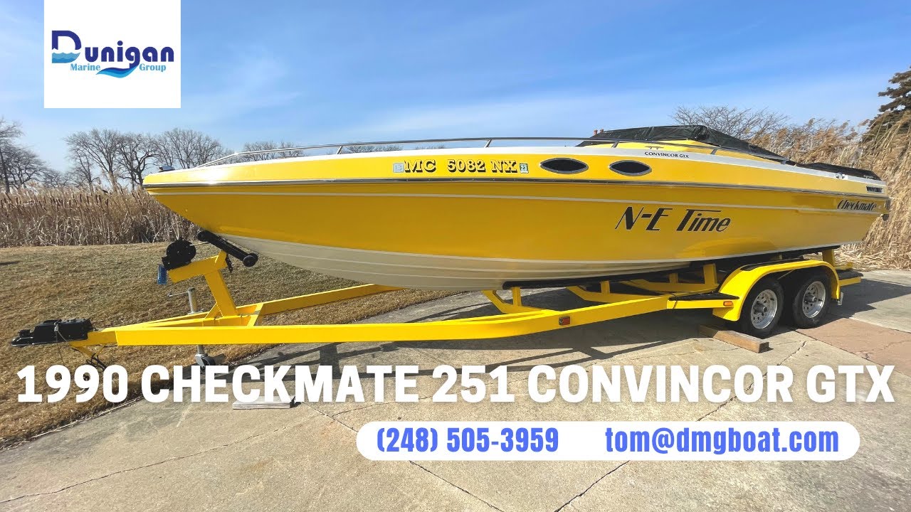 [NO LONGER AVAILABLE] 1990 Checkmate 251 Convincor GTX Virtual Video ...