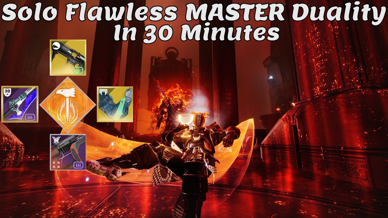 Solo Flawless MASTER Duality In 30 Minutes (32:05 WR, 1583, Destiny 2 ...