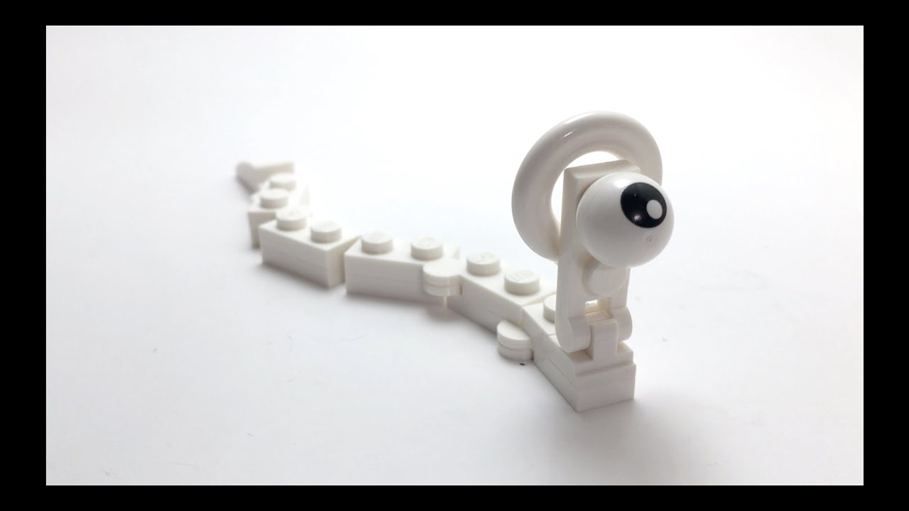 How to Build a LEGO Snake Alien from ONLY 10 Bricks! (Tutorial) - YouTube