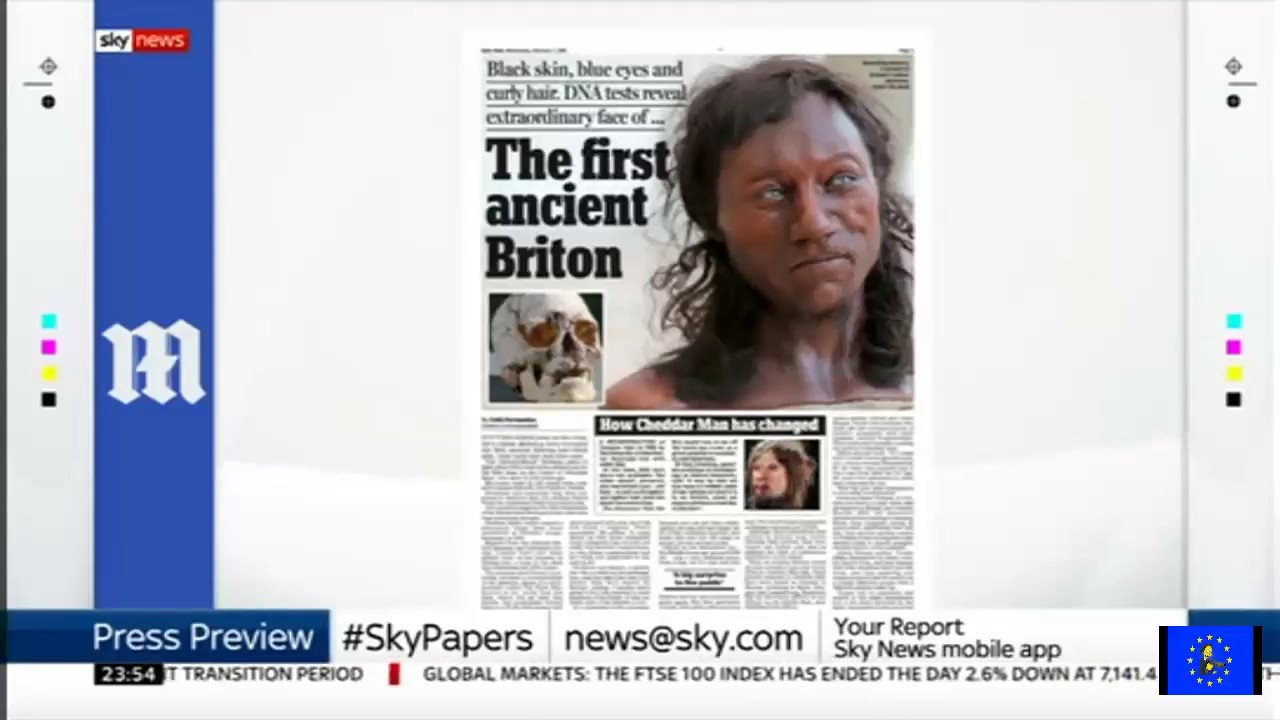Cheddar Man: DNA evidence shows the first Britons were black. - YouTube