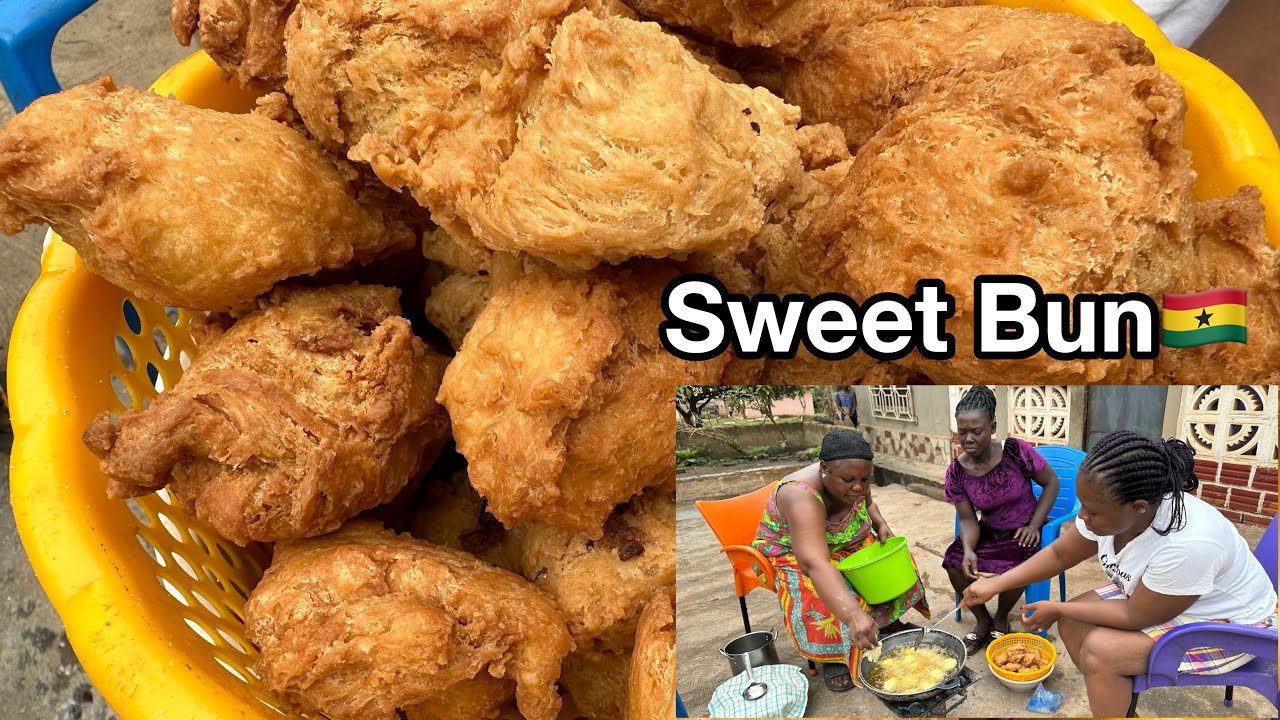 How To Make The PERFECT Sweet Buns | Ghanaian Fried Rock Buns🇬🇭 - YouTube