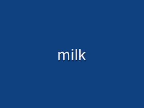 Milk (Sign Language) - YouTube