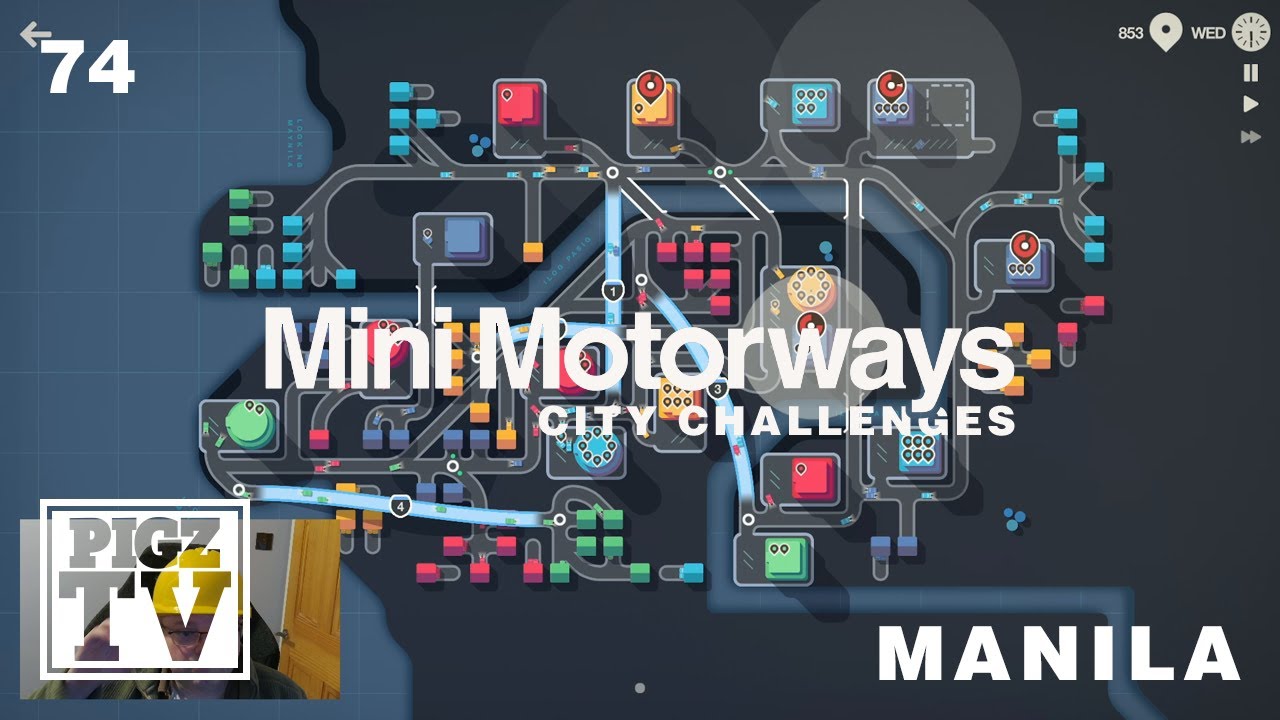 Mini Motorways[City Challenges]: [74 - Manila] - YouTube