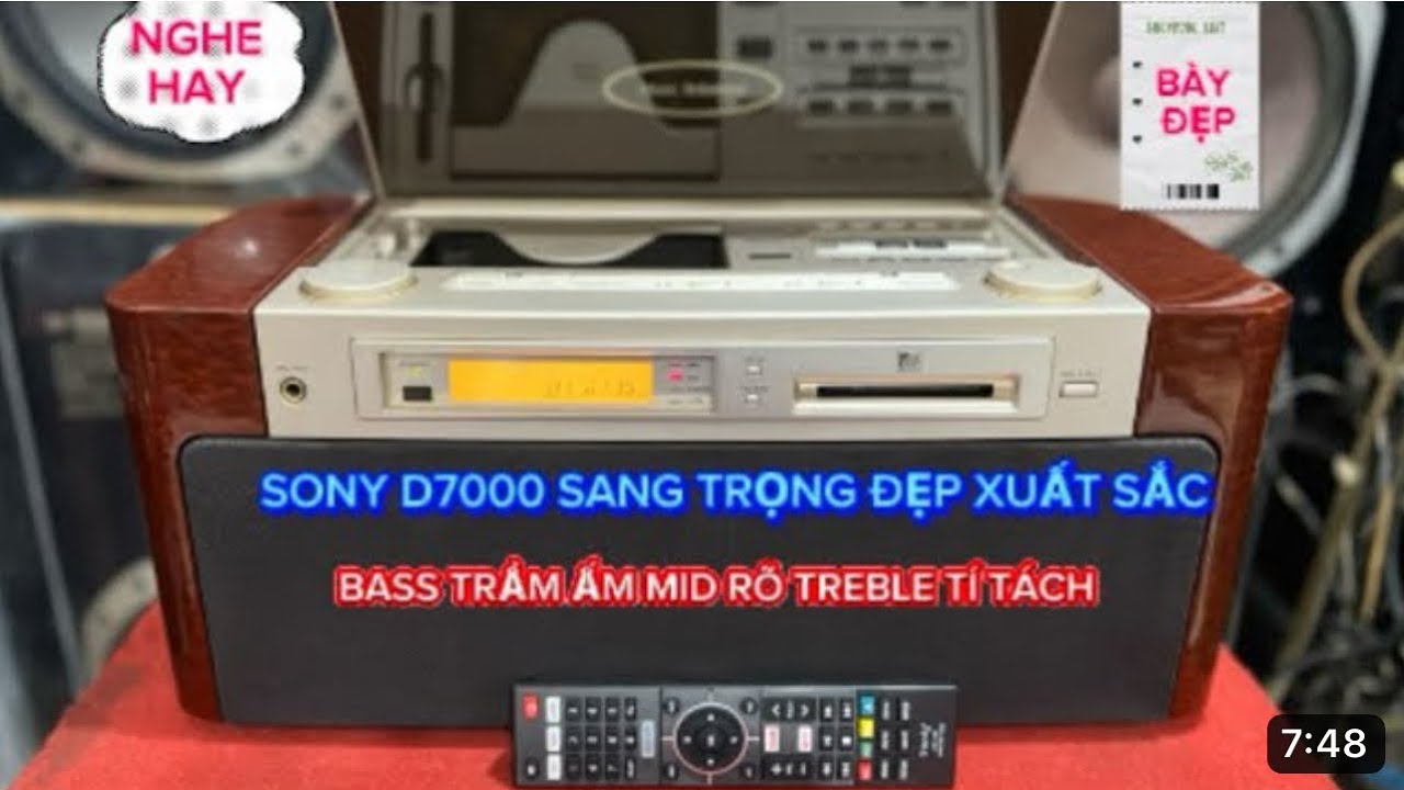 (ĐÃ BÁN)SONY D7000 SANG TRỌNG BASS TRẦM ẤM TREBLE TRONG TRẺO MID RÕ/GIÁ ...