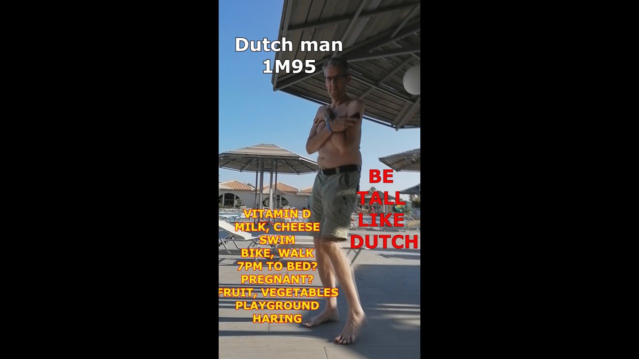 why Dutch people are so tall | Help children to be taller - YouTube