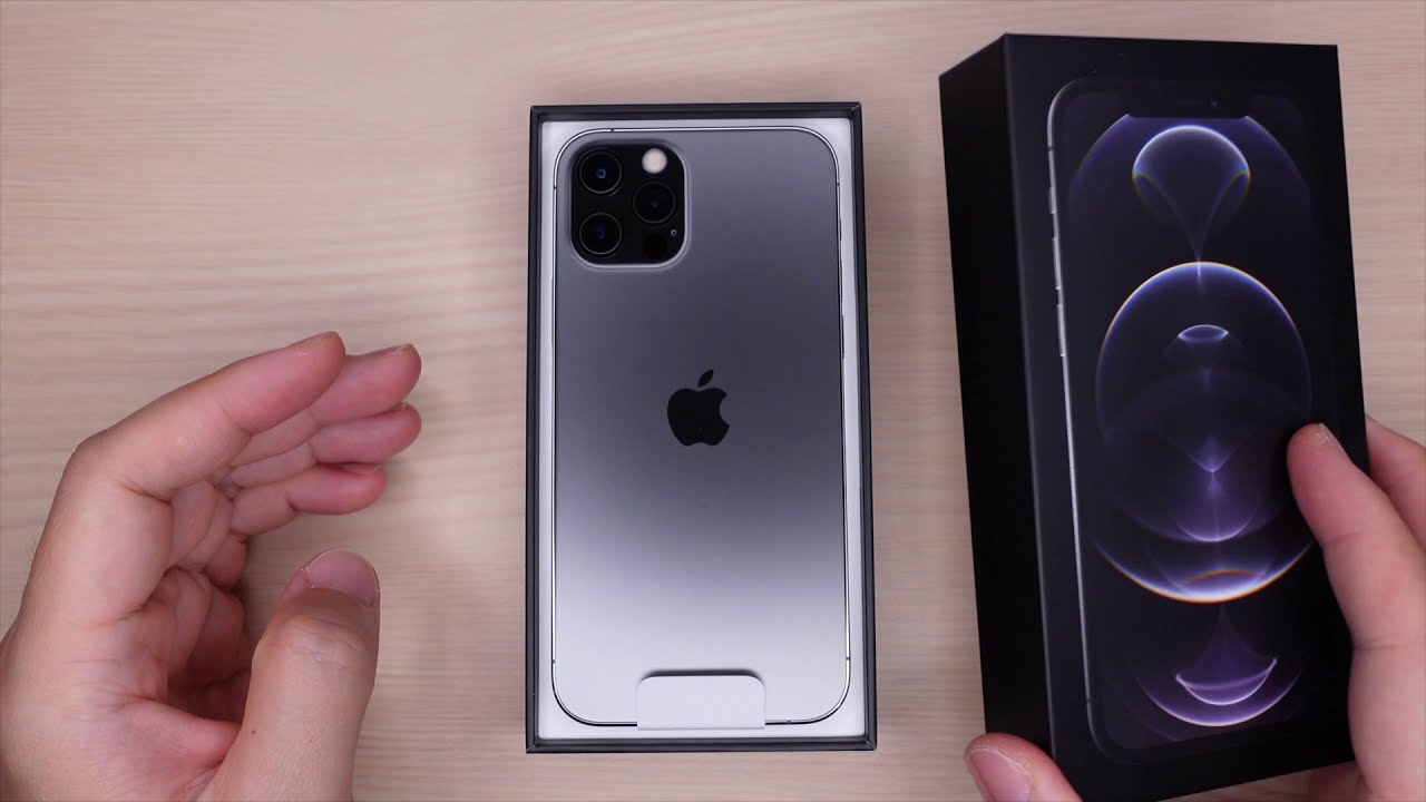 iPhone 12 Pro Unboxing (Graphite/Black/Space Gray) and iPhone 12 Pro vs ...