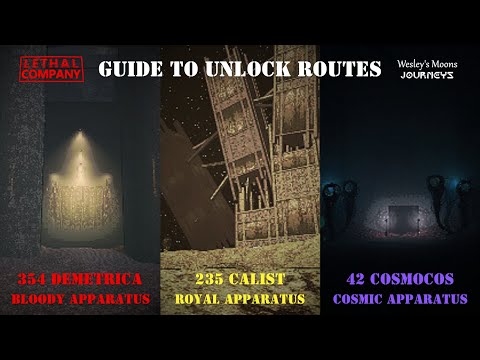 Lethal Company: Guide to unlock routes for the 3 Apparatus on Wesley's ...