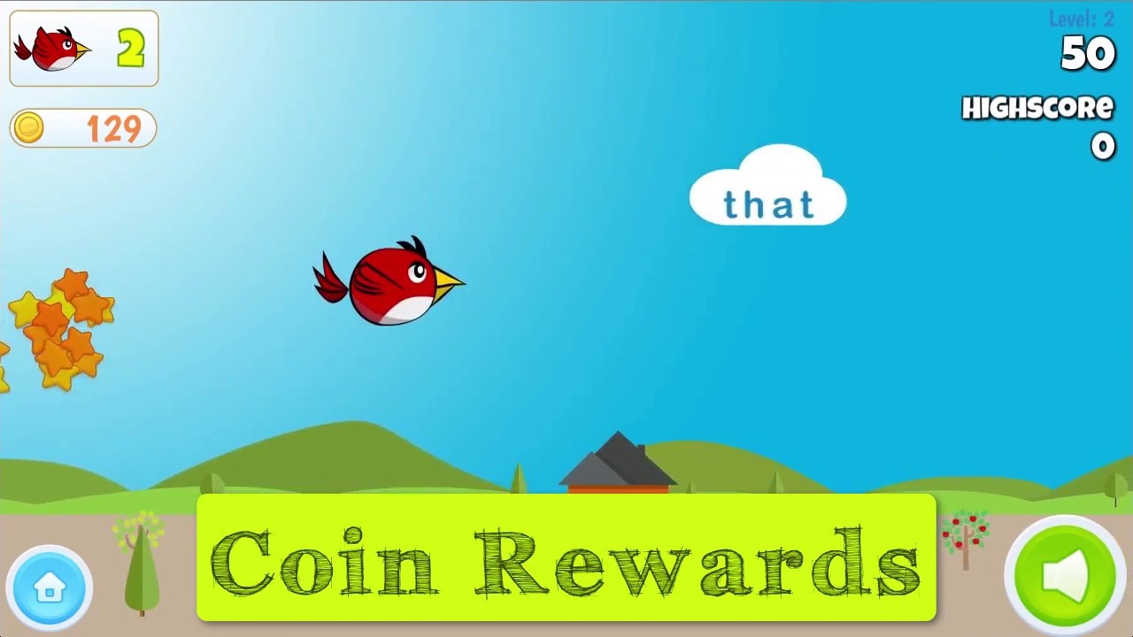 Sight Words Bird demo 1 - YouTube