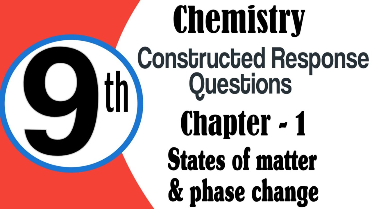 Class 9th chemistry | Chapter 1 | Constructed Response Questions ...