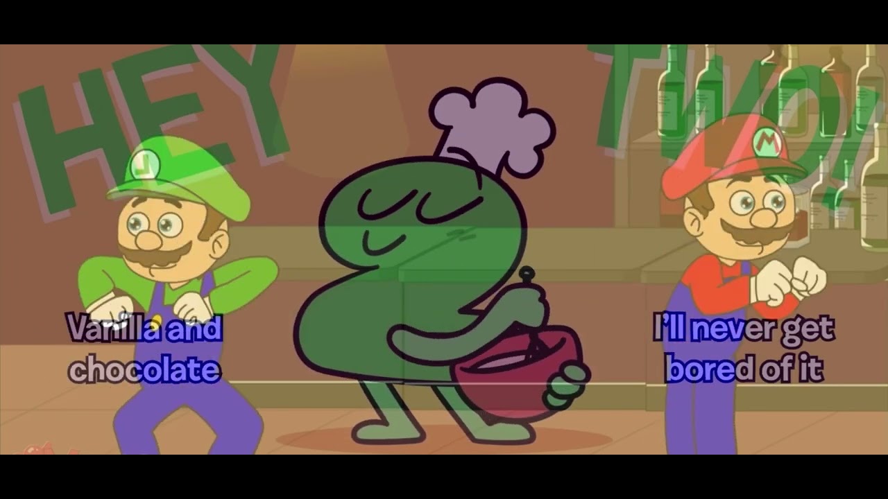 Mario, Luigi and 2 from BFDI dancing - YouTube