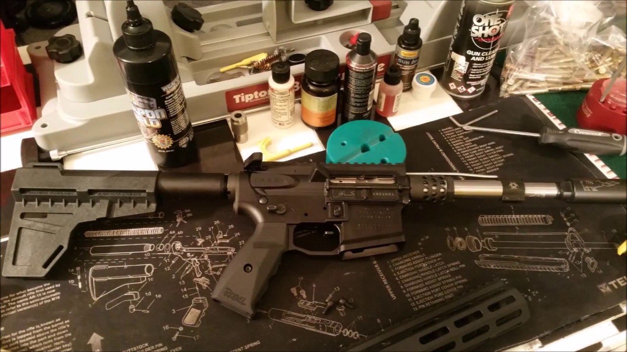 Rob Malin April 2017 TGSS AR 15 Pistol Noveske Flaming Pig Slow Motion ...