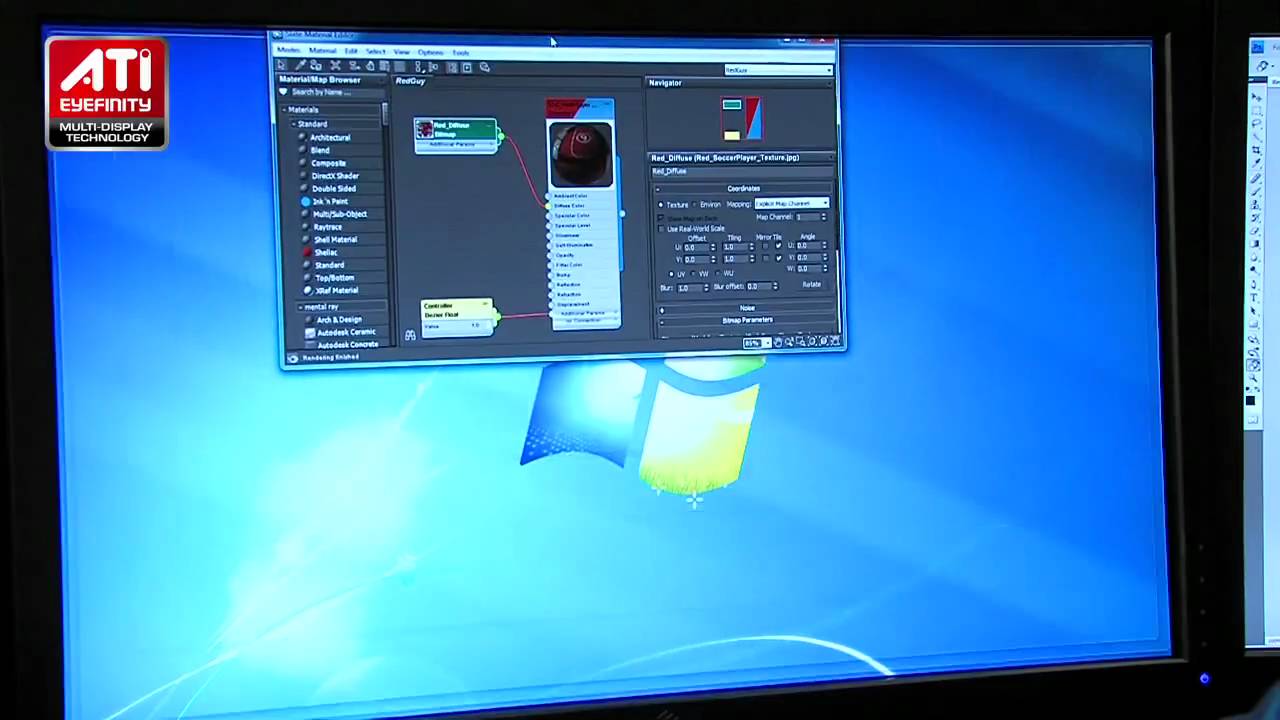 ATI Eyefinity Technology for DCC workflows - YouTube