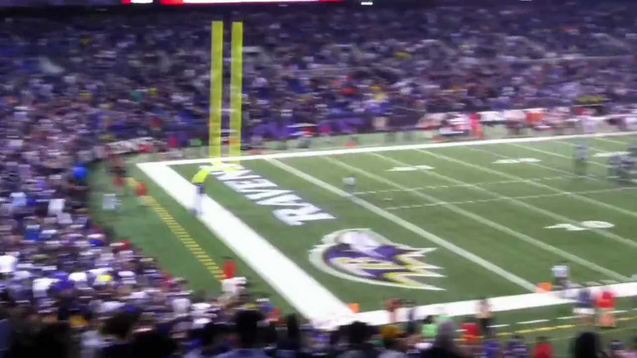 Baltimore Ravens Fans Chant Seven Nation Army - YouTube