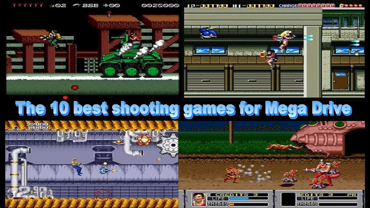 Top 10 best shooting games for Mega Drive - YouTube