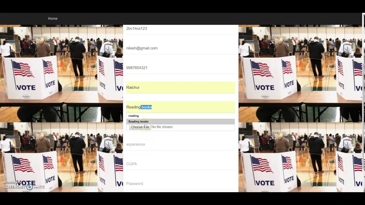 Online Voting System for College Campus - YouTube