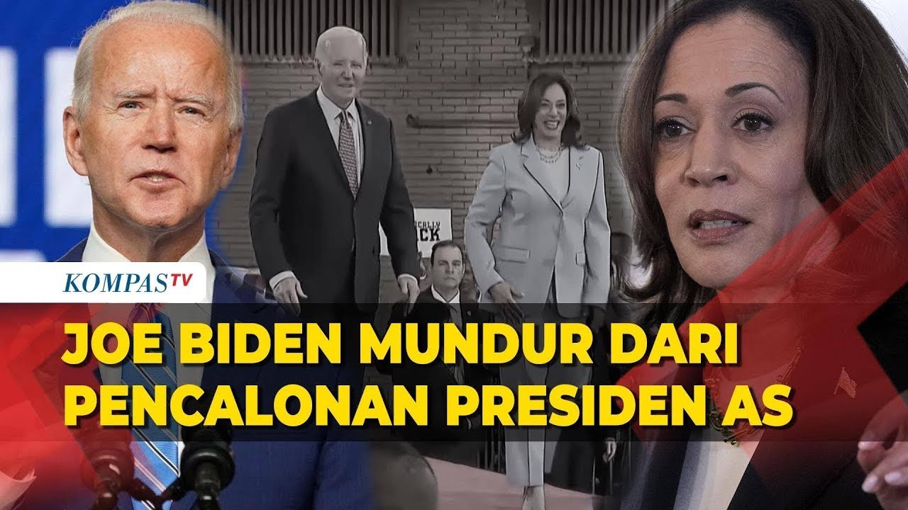 Terbaru! Biden Mundur dari Pilpres AS, Dukung Kamala Harris Lawan ...