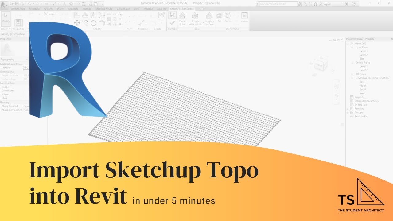Import Sketchup Topography To Revit In Under 5 Minutes YouTube import-sketchup-topography-to-revit-in-under-5-minutes-youtube