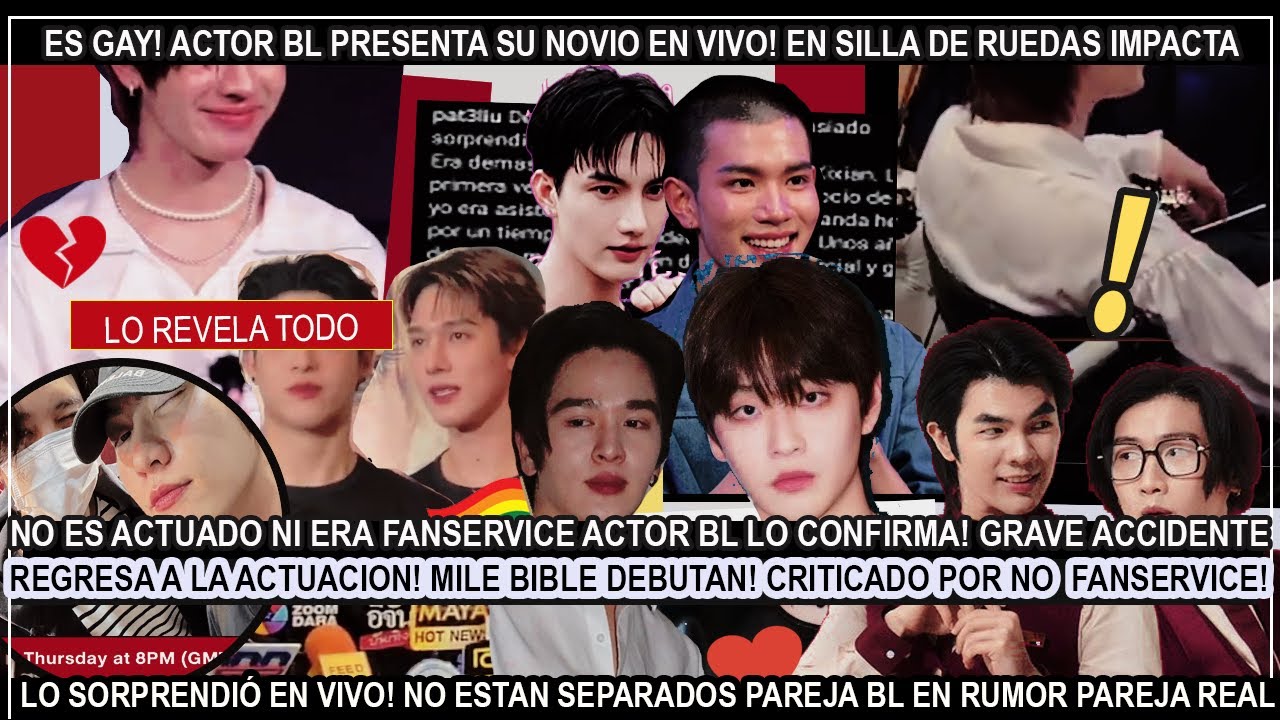 ES GAY🌈ACTOR BL PRESENTA NOVIO!EN SILLA DE RUEDAS #MILE #BIBLE ! # ...