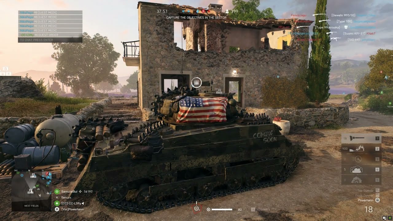 Battlefield 5 - M4 Sherman - YouTube