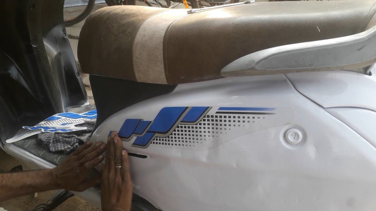 How To Apply Activa Graphic Sticker Activa Graphic Sticker (एक्टिवा ...