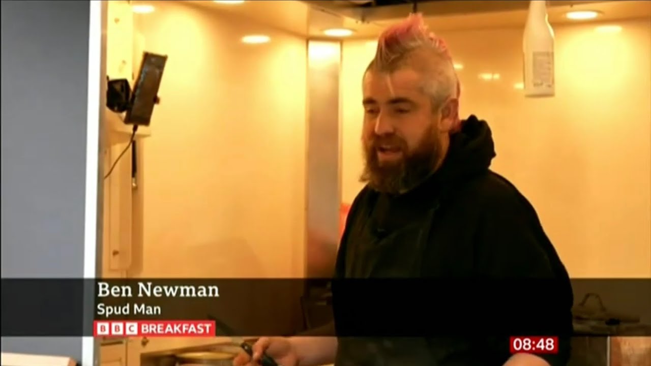 BBC Breakfast : Ben Newman possibly the most famous jacket potato ...
