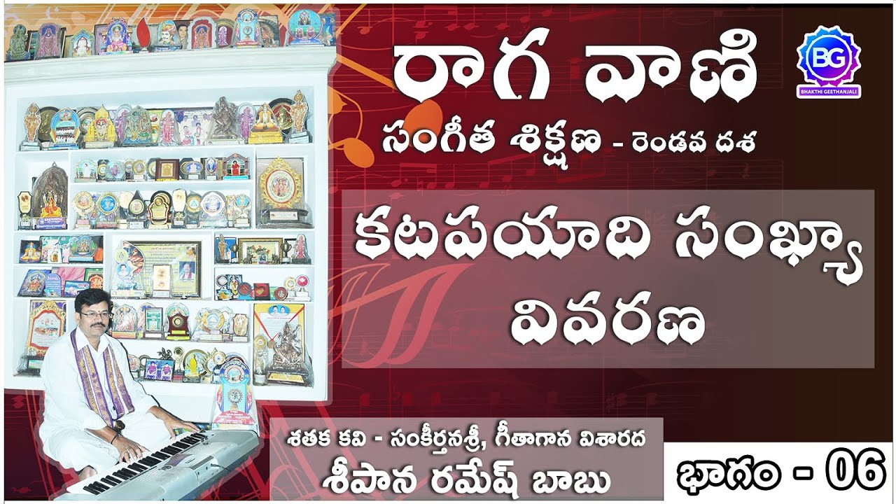 Ep: 06 - What is Katapayadi Sankhya and how to use it | Raaga Vaani ...