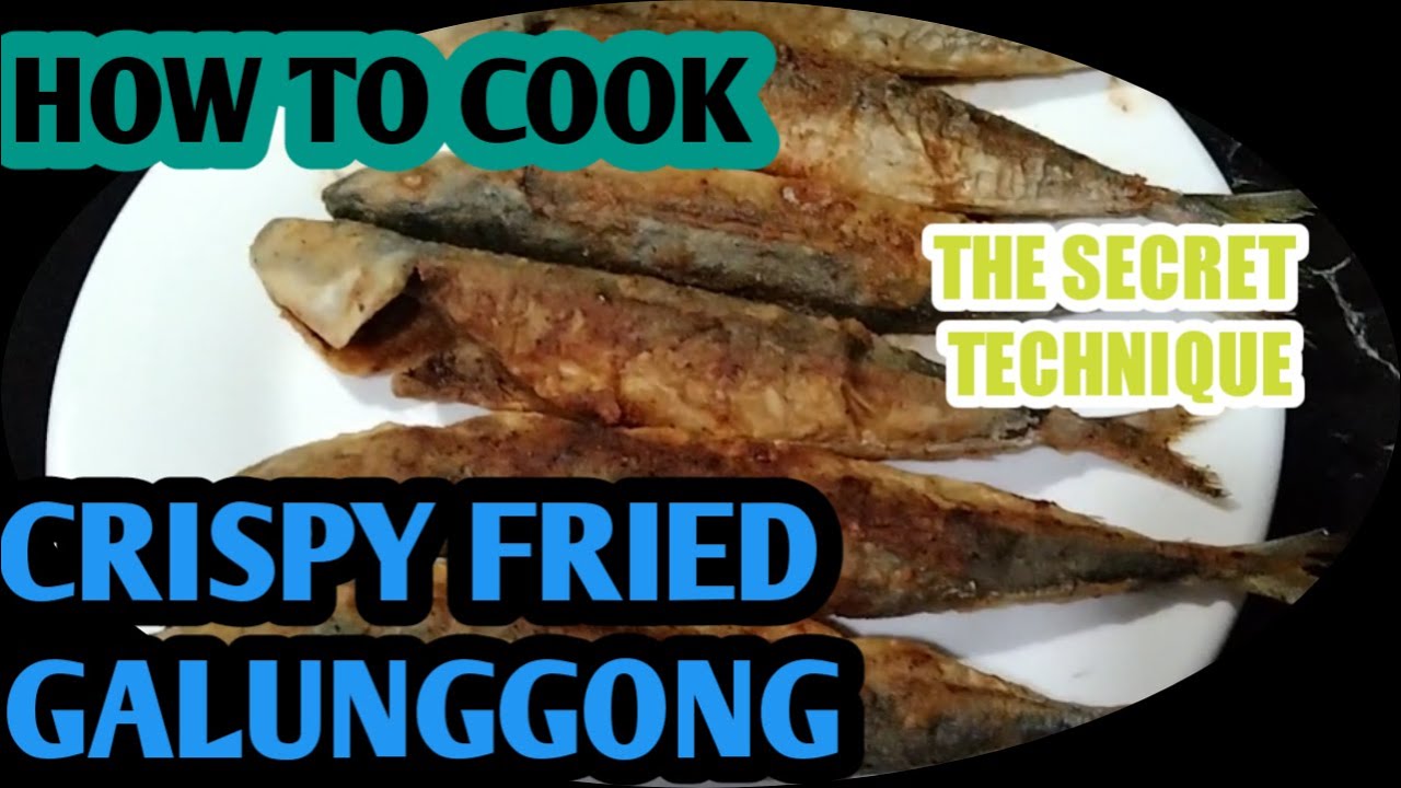 HOW TO COOK CRISPY FRIED GALUNGGONG / SECRET TECHNIQUE - YouTube