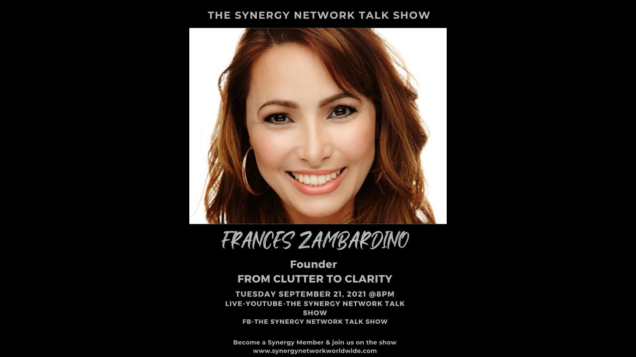 Meet Frances Zambardino Founder of From Clutter to Clarity - YouTube