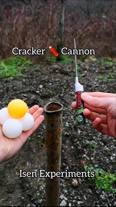 Make Cannon Crackers Trick #experiment #firecrackers #fireworks #crackers #lifehack - YouTube
