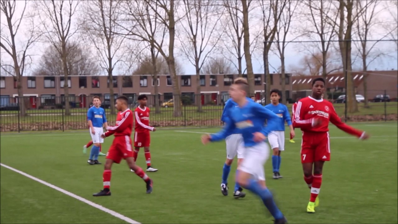 Sporting Almere O15 1 Houten O15 1 4 maart 2017 - YouTube