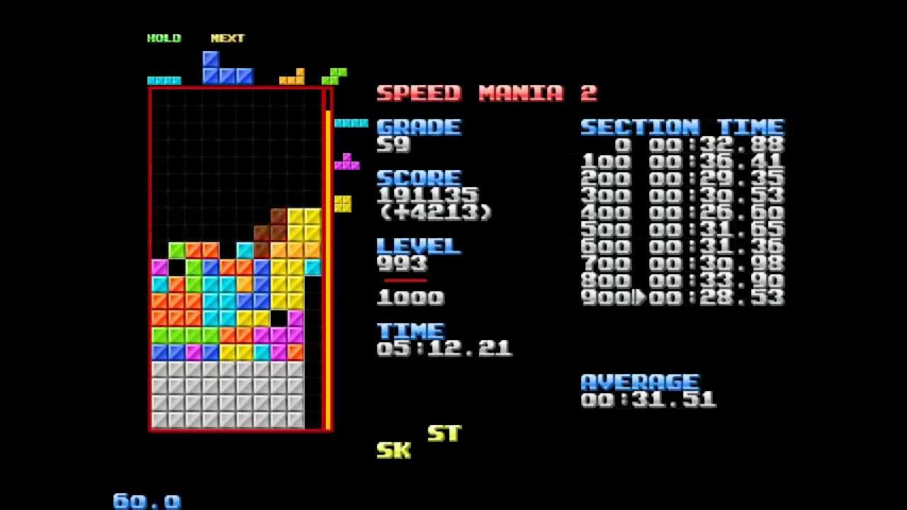 Nullpomino Speed Mania 2 1231 in 6:22:76 - YouTube